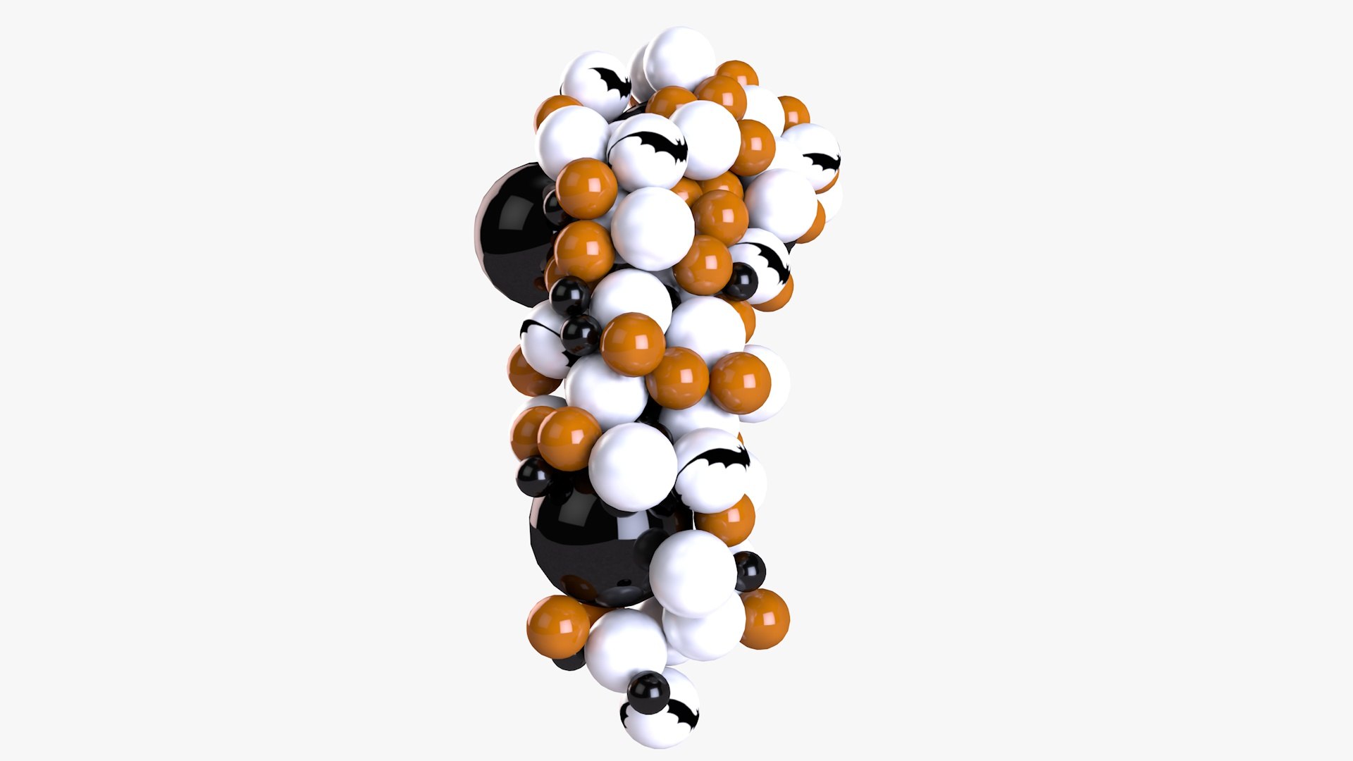 Balloon Arch Halloween Decoration 3D model - TurboSquid 1959274