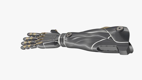 Futuristische Armprothese Schwarz 3D-Modell - TurboSquid 2132288