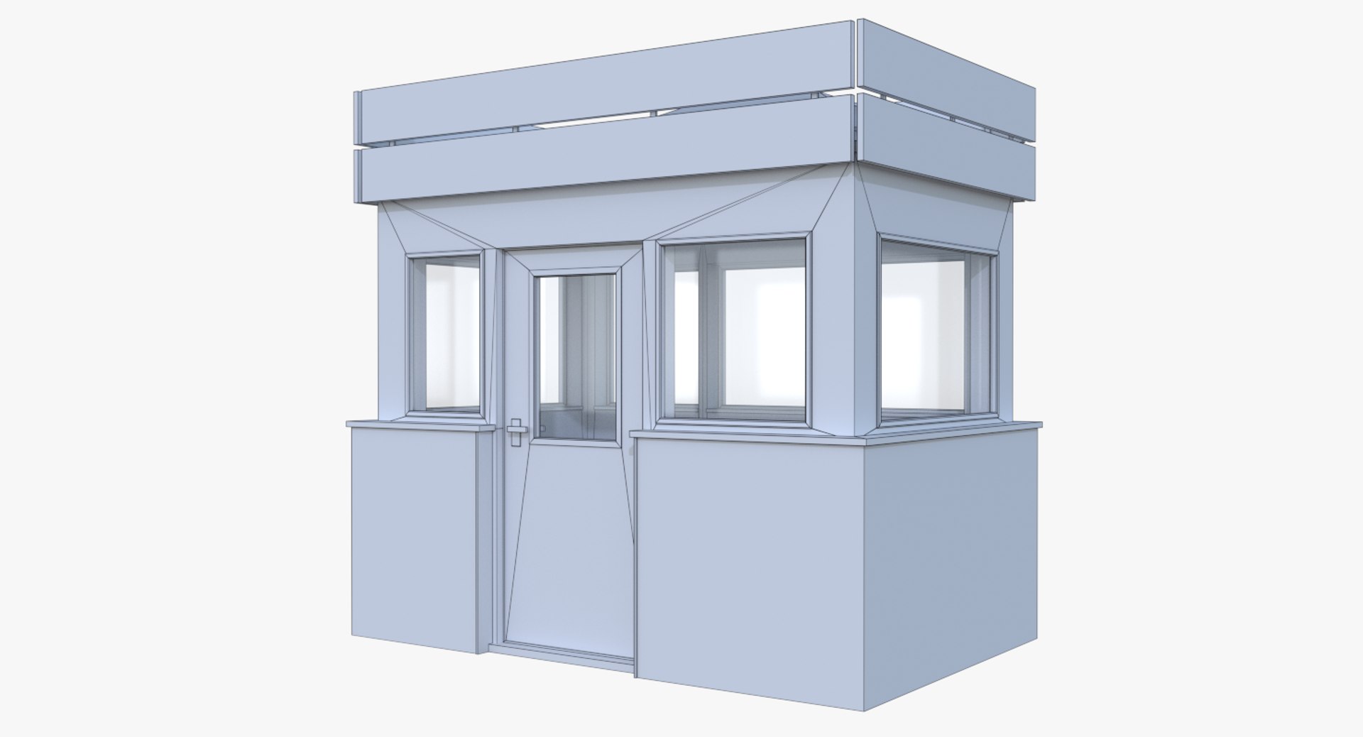 guard building interior fbx