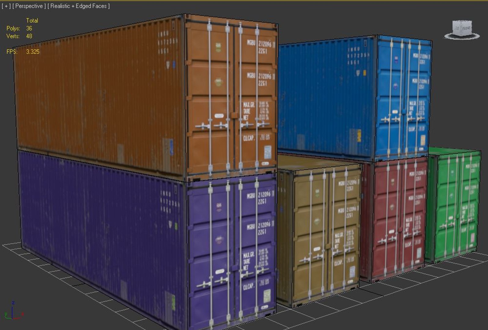Container 3d Max