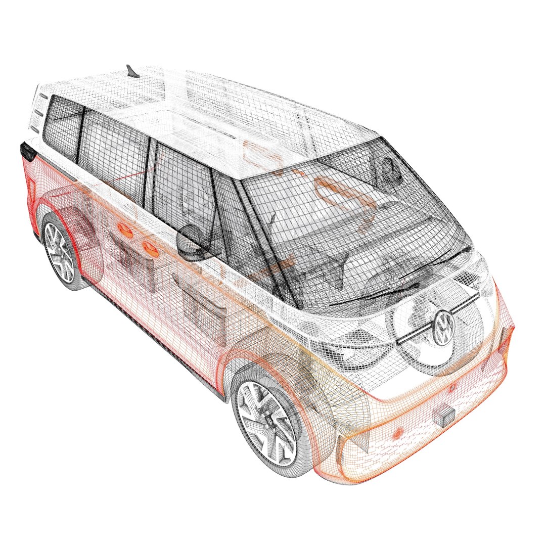 Volkswagen ID Buzz 3D model - TurboSquid 1899755