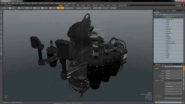 JetPack JB-11 3D model - TurboSquid 1912188