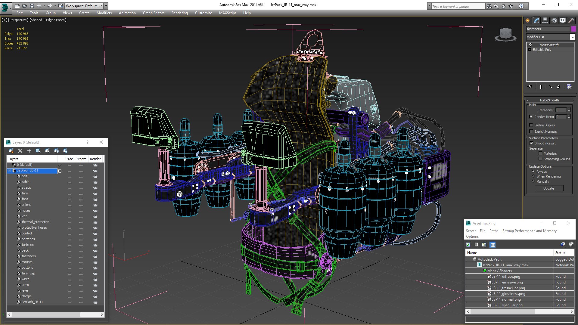 JetPack JB-11 3D Model - TurboSquid 1912188