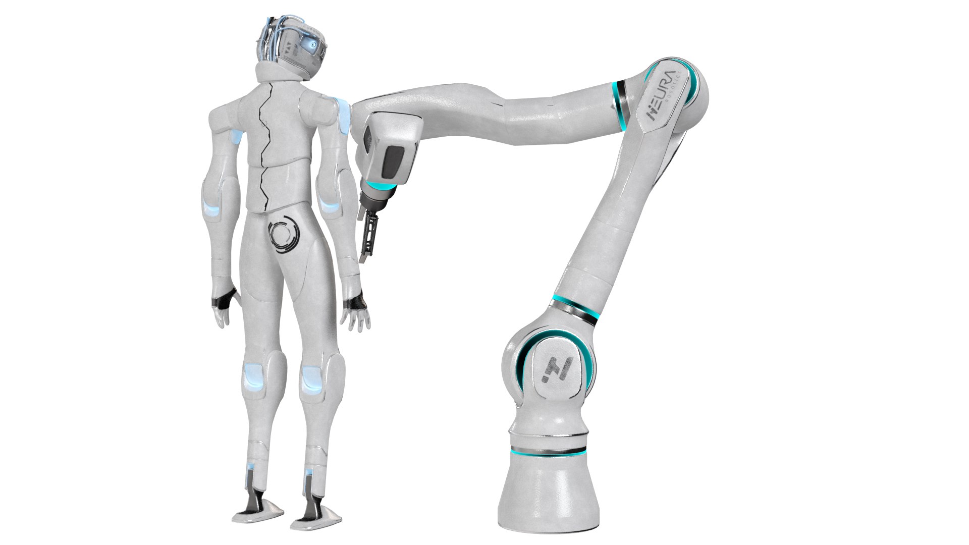 Robot 4ne 1 And Maira Assistant 3d Turbosquid 2216009