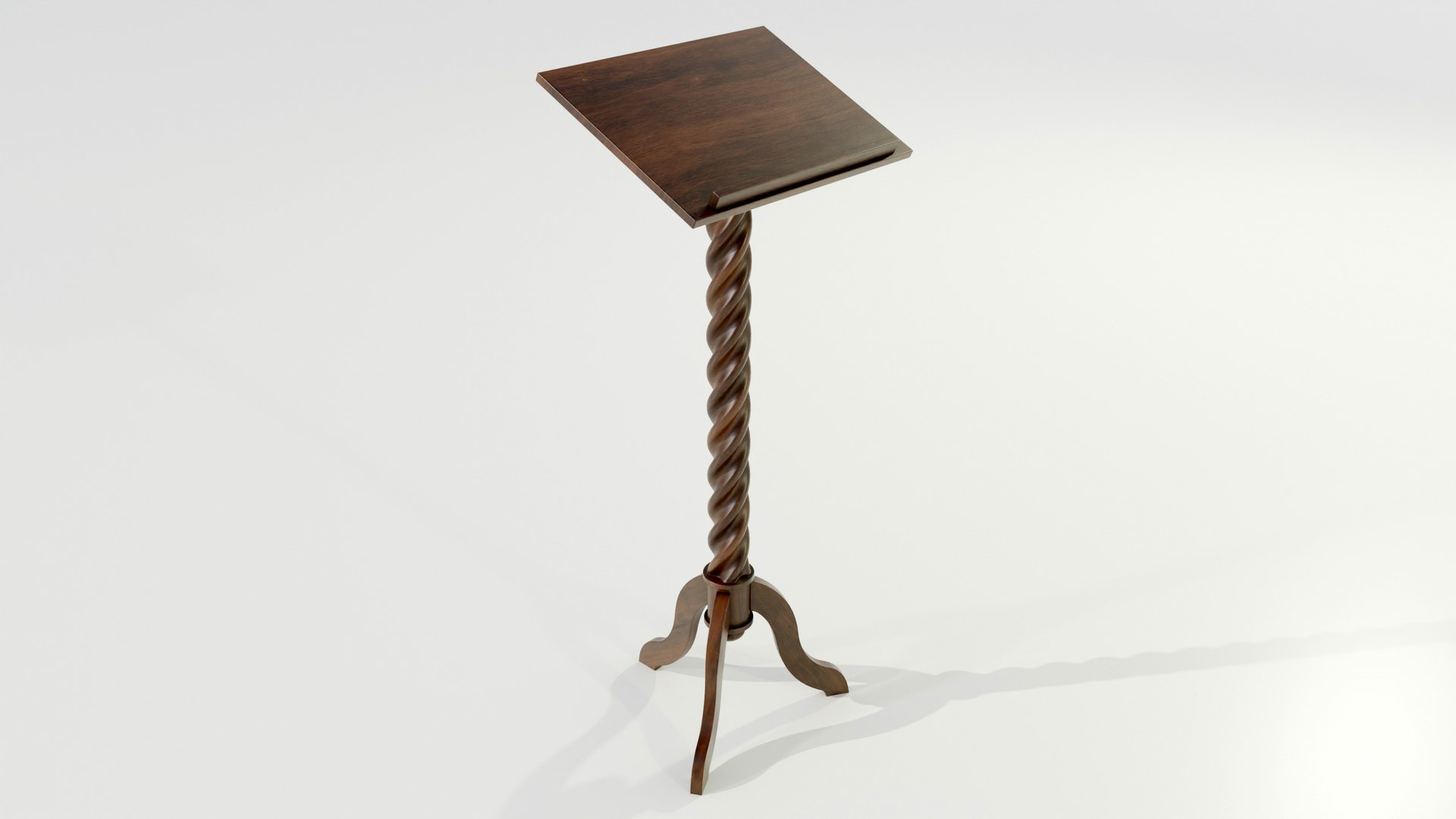 Wooden Lectern 3D - TurboSquid 2164640