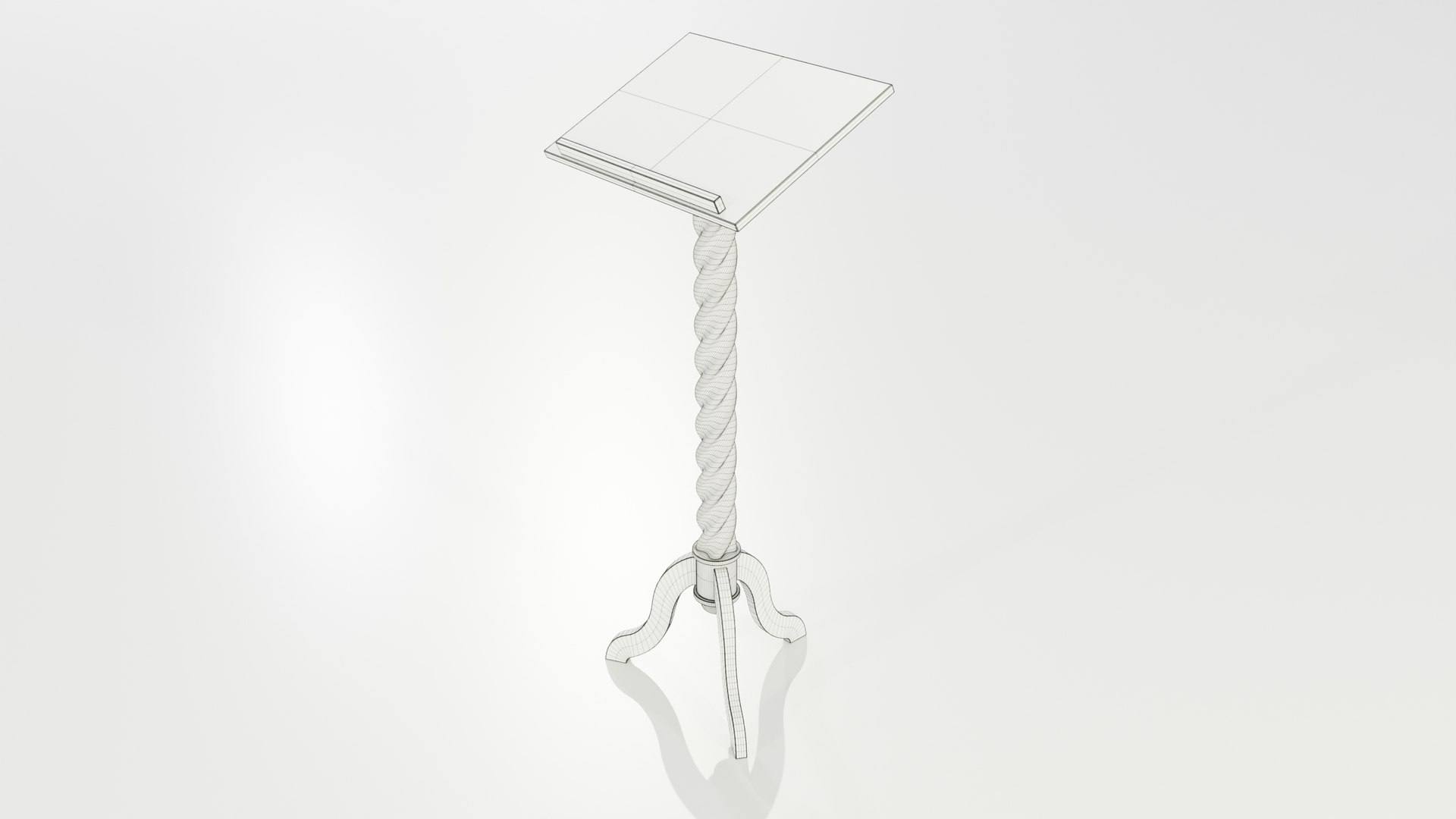 Wooden Lectern 3D - TurboSquid 2164640
