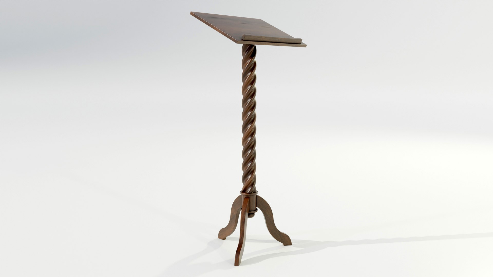 Wooden Lectern 3D - TurboSquid 2164640