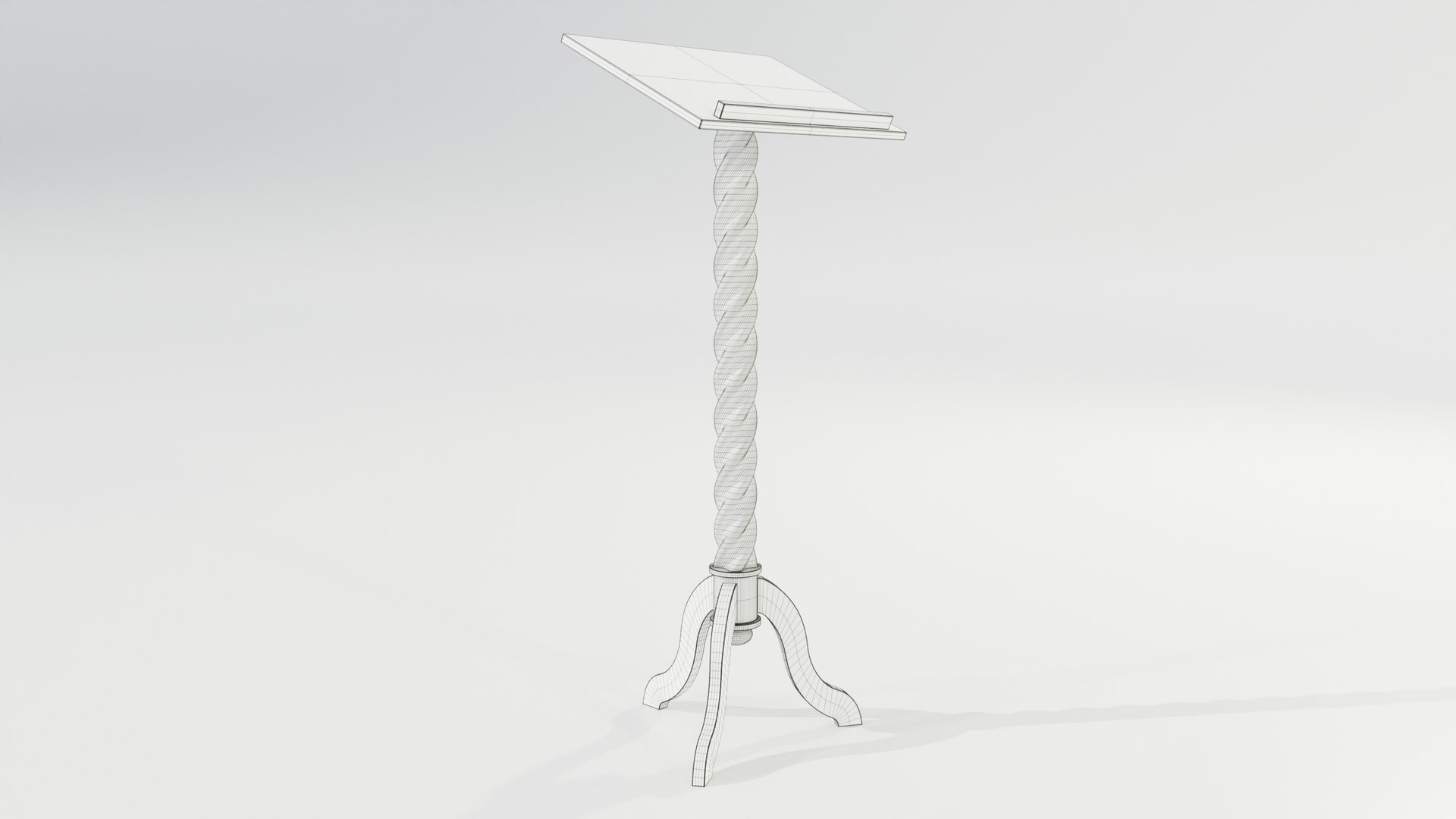Wooden Lectern 3D - TurboSquid 2164640