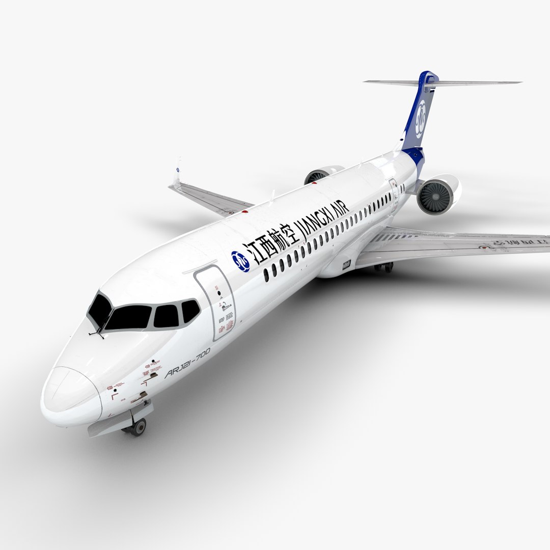 3D Jiangxi Air COMAC ARJ21-700 L1908 - TurboSquid 2011693