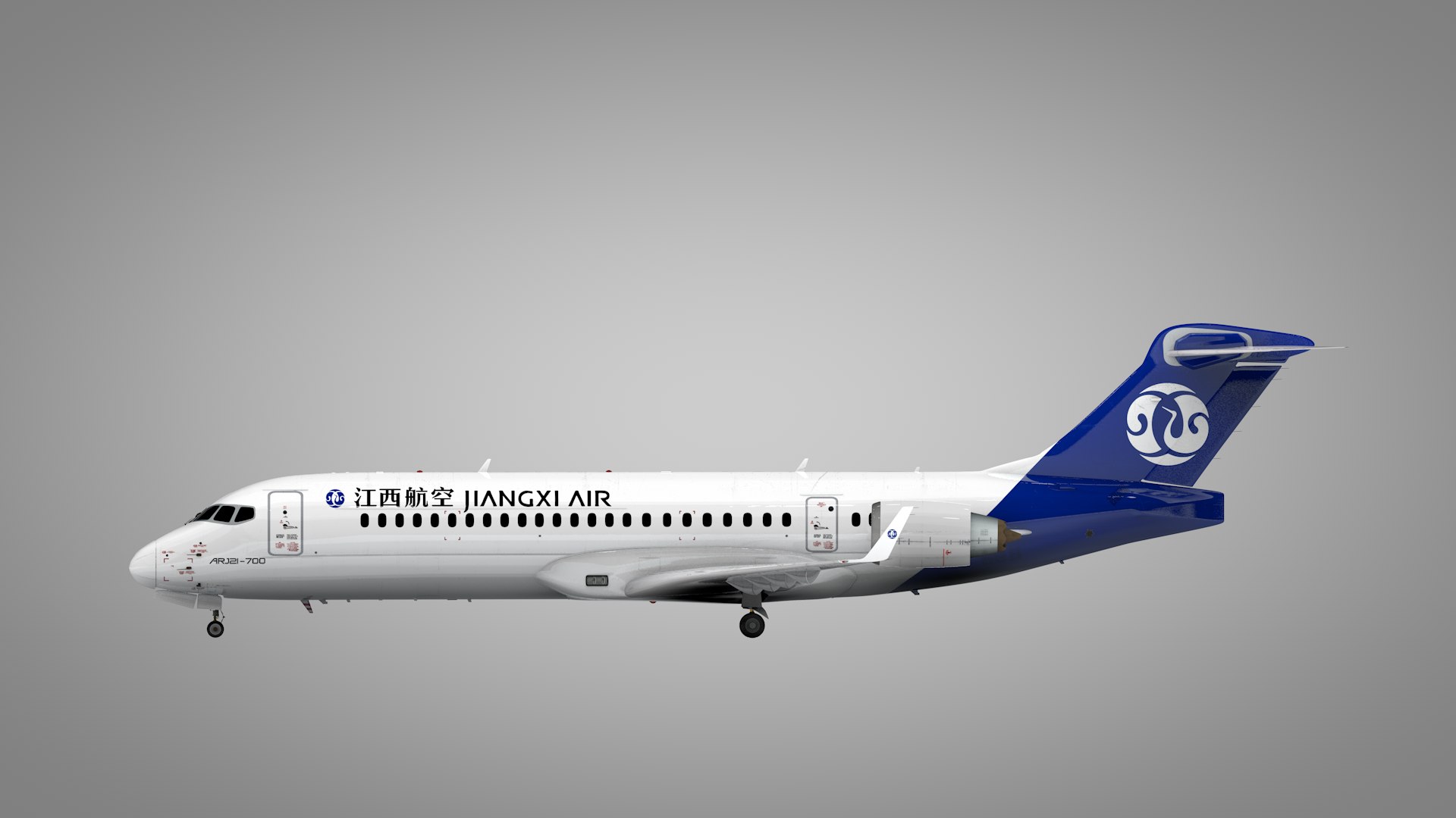 3D Jiangxi Air COMAC ARJ21-700 L1908 - TurboSquid 2011693