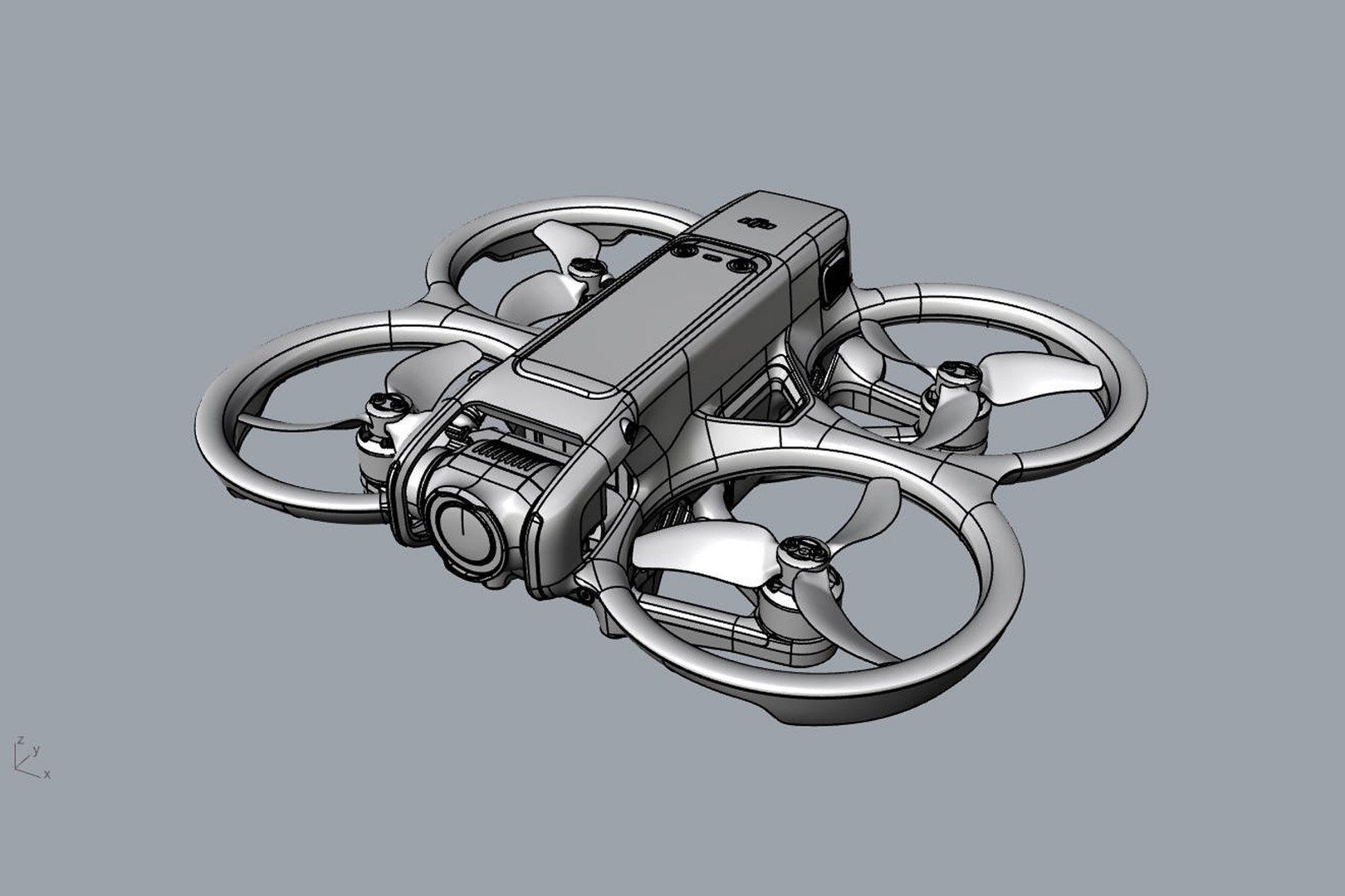 DJI Avata 2 Drone 3D Model - TurboSquid 2325534