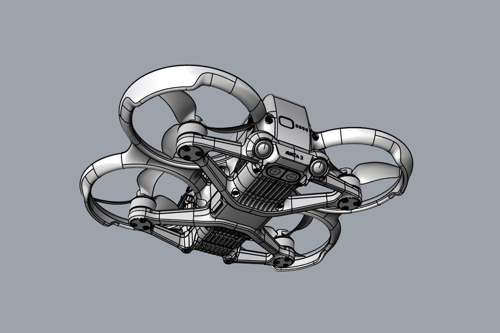 DJI Avata 2 Drone 3D Model - TurboSquid 2325534