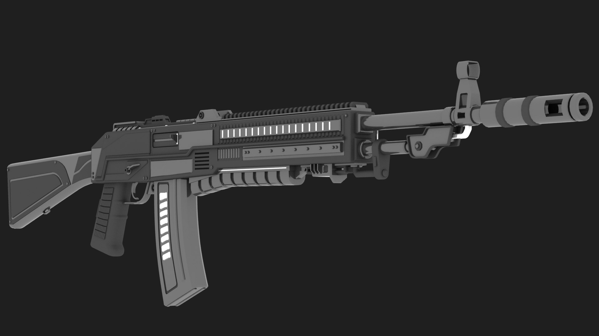 modelo 3d AN-94 Upgrade Concept - TurboSquid 2005637