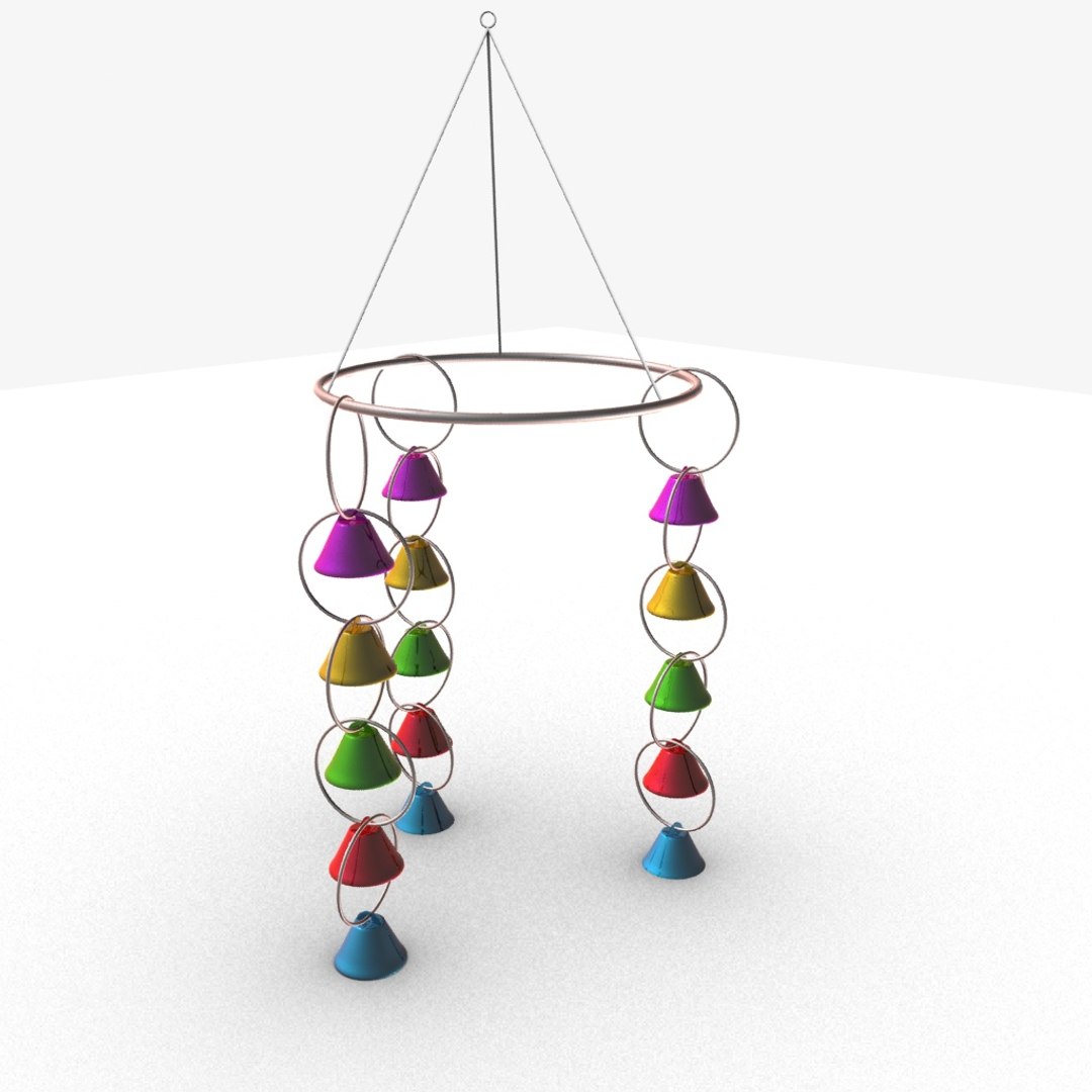 3D Wind Chimes Model - TurboSquid 1278265