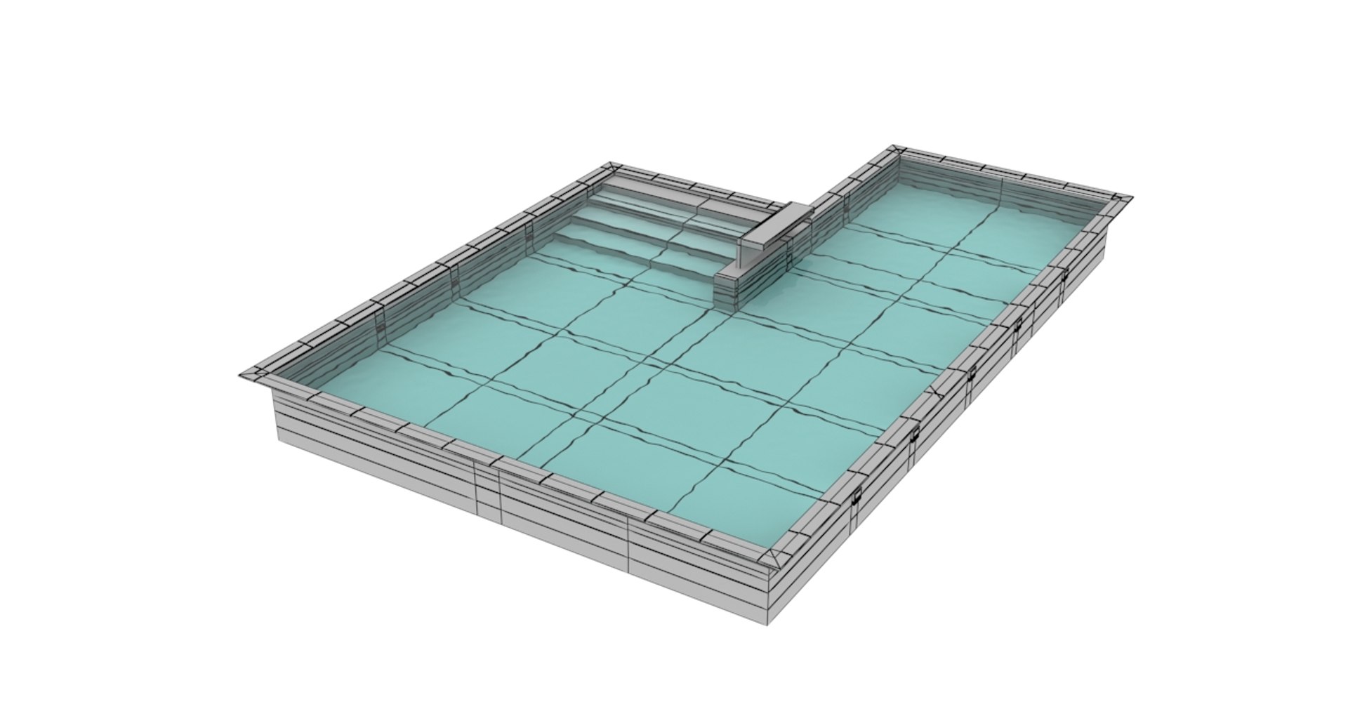 3d Model Swimming Pool
