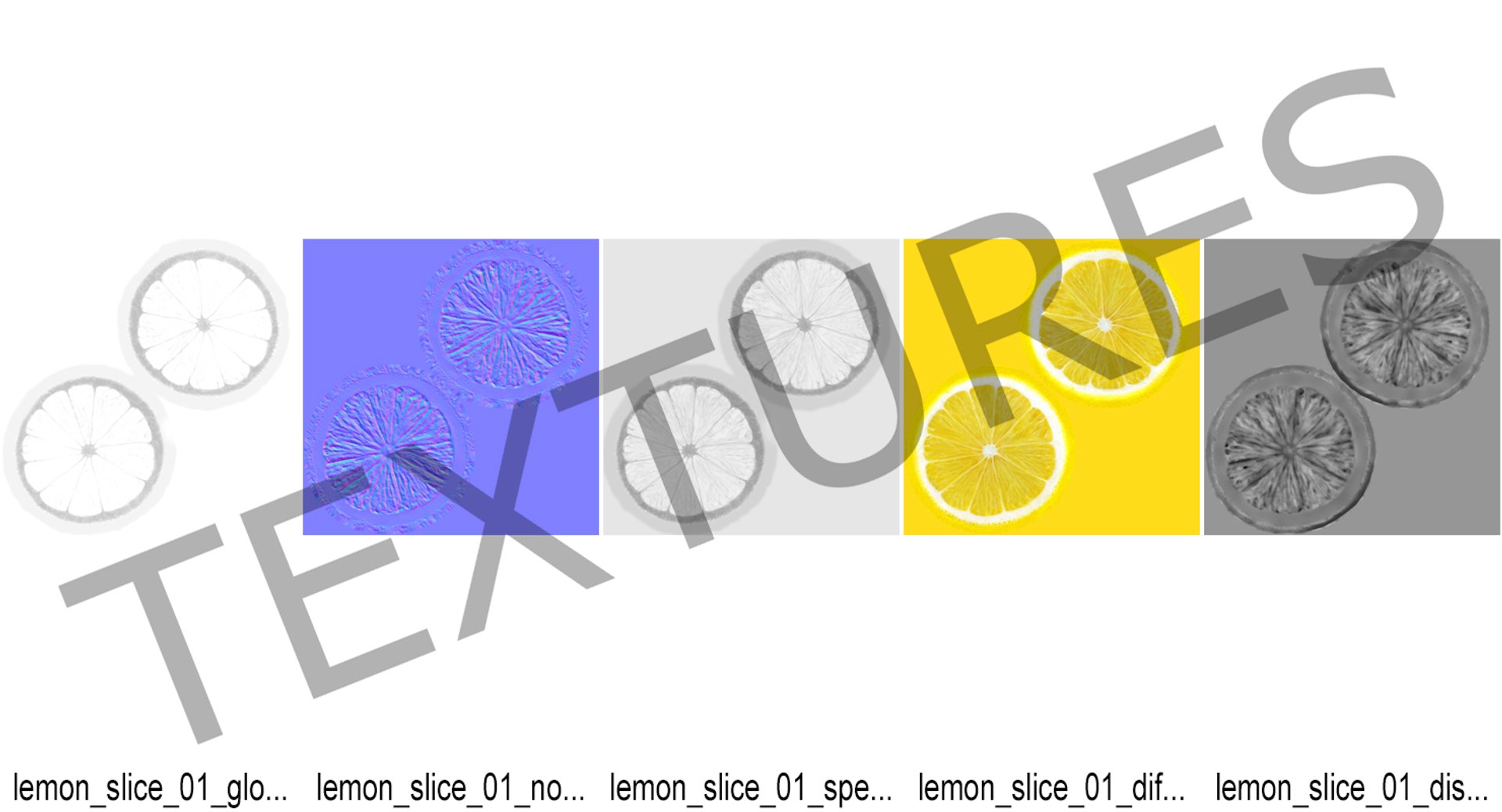 3D Lemon Slice - TurboSquid 1223905