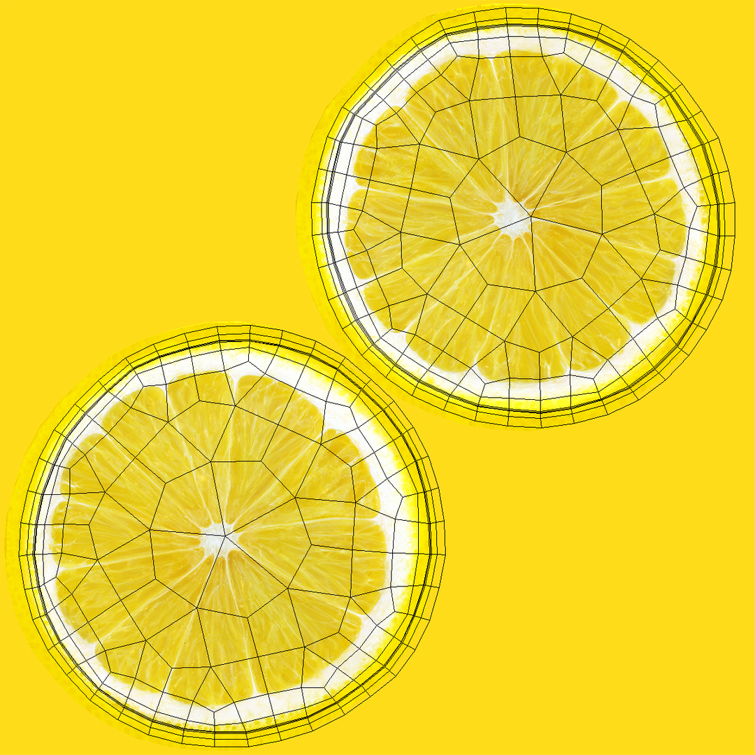 3D lemon slice - TurboSquid 1223905