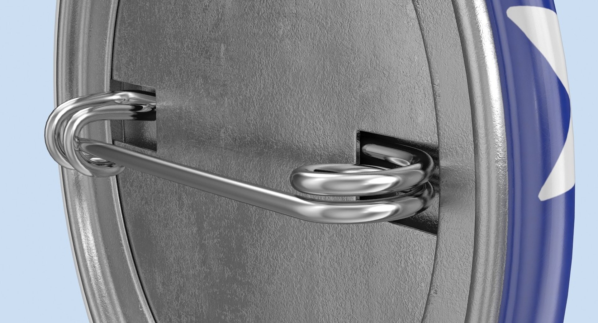 campaign button set 3d model