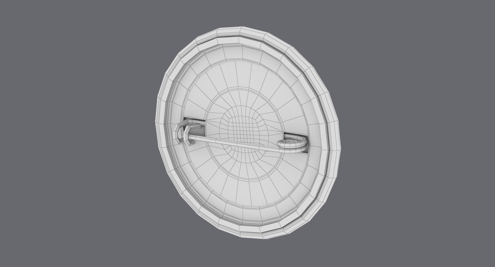 campaign button set 3d model