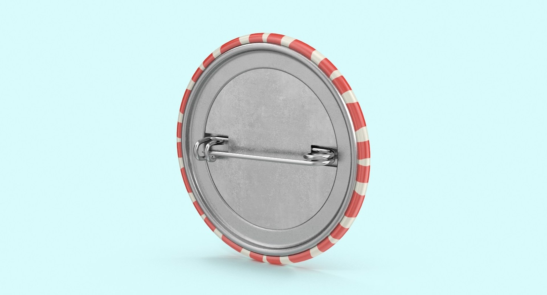 campaign button set 3d model