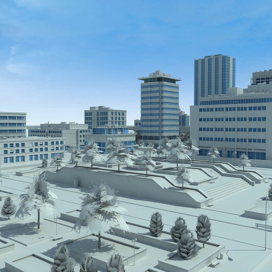 Max City Grey Cityscape