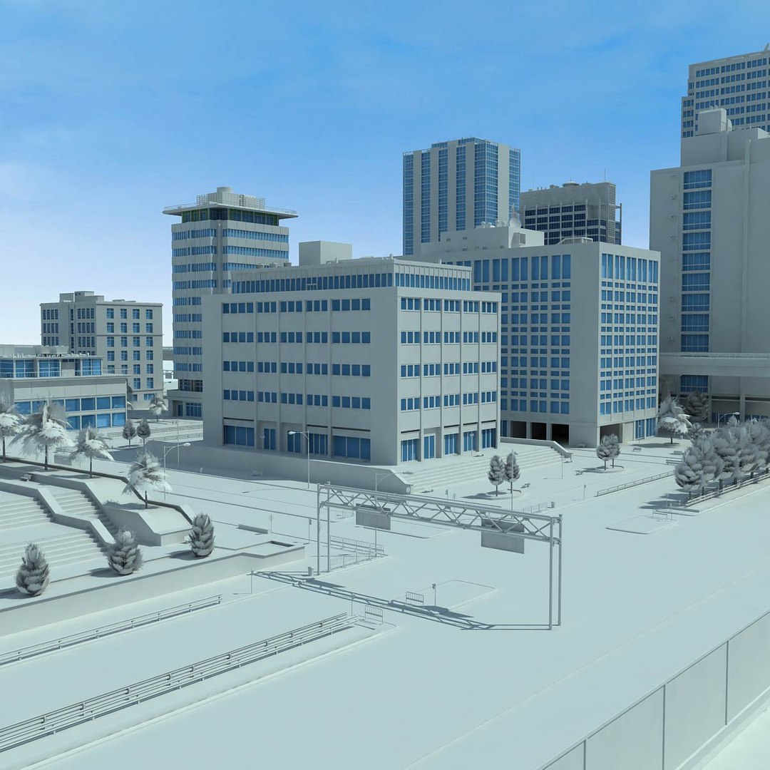 Max City Grey Cityscape