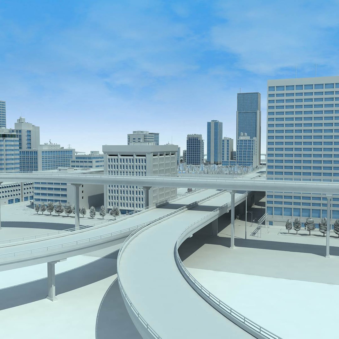 Max City Grey Cityscape