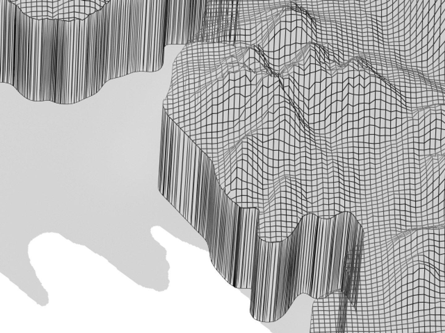 Relief United Kingdom 3d Model