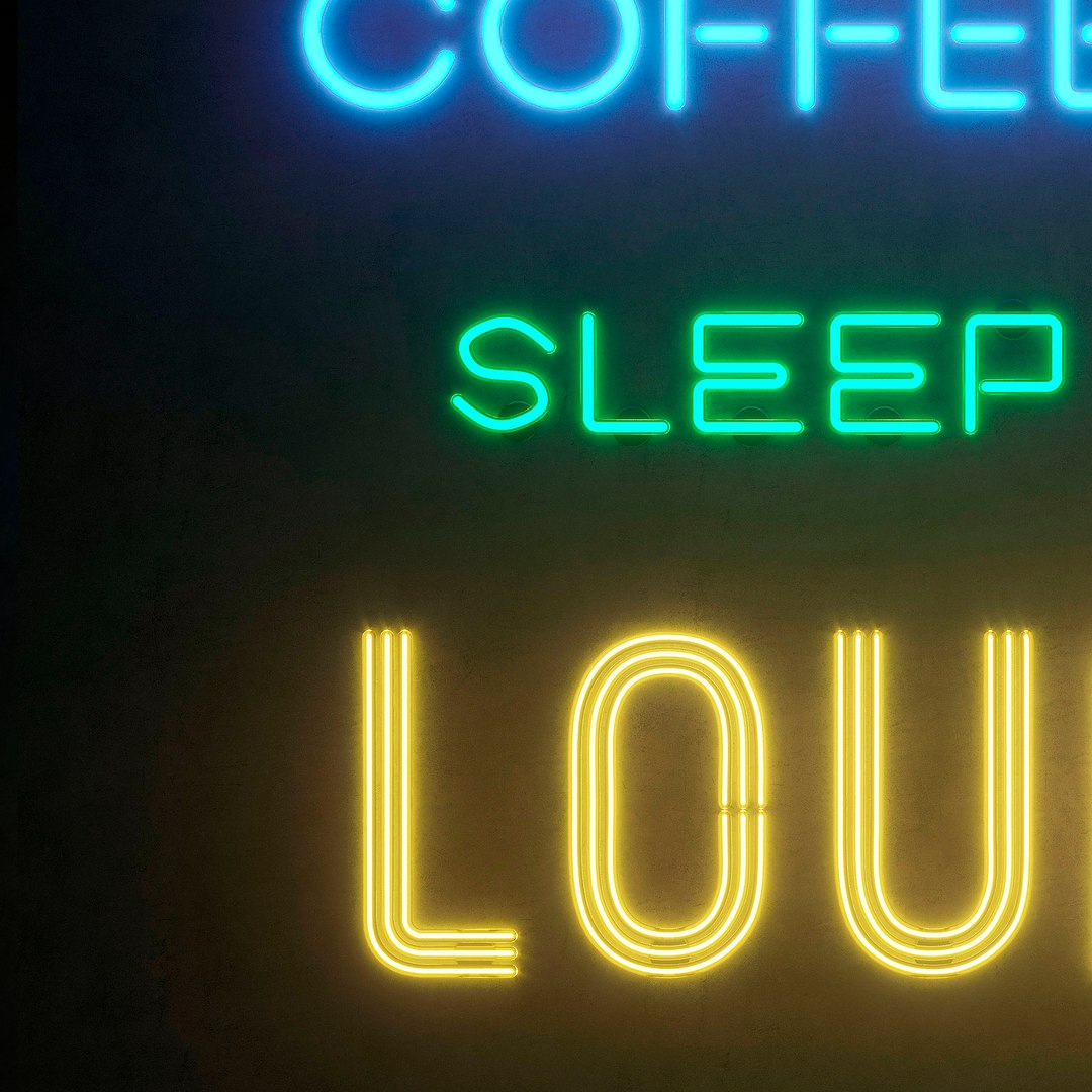 3D model Light modules Set 070 Neon - TurboSquid 1798961