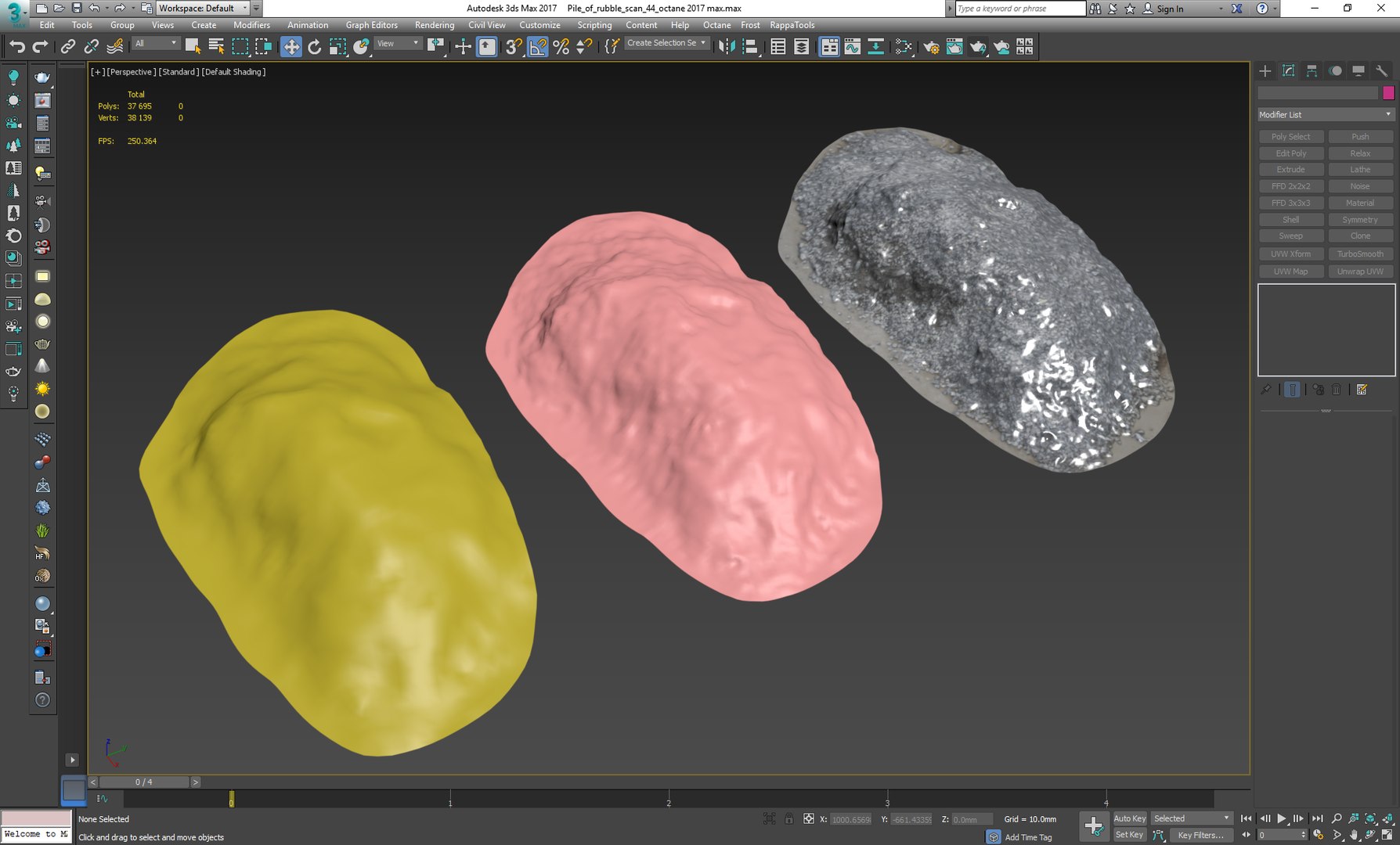 Pile Rubble Scan Model - TurboSquid 1411755