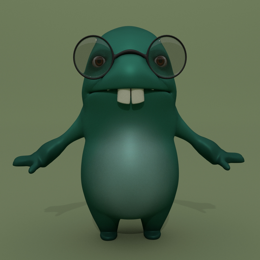3D monster cartoon sweetie model - TurboSquid 1195002