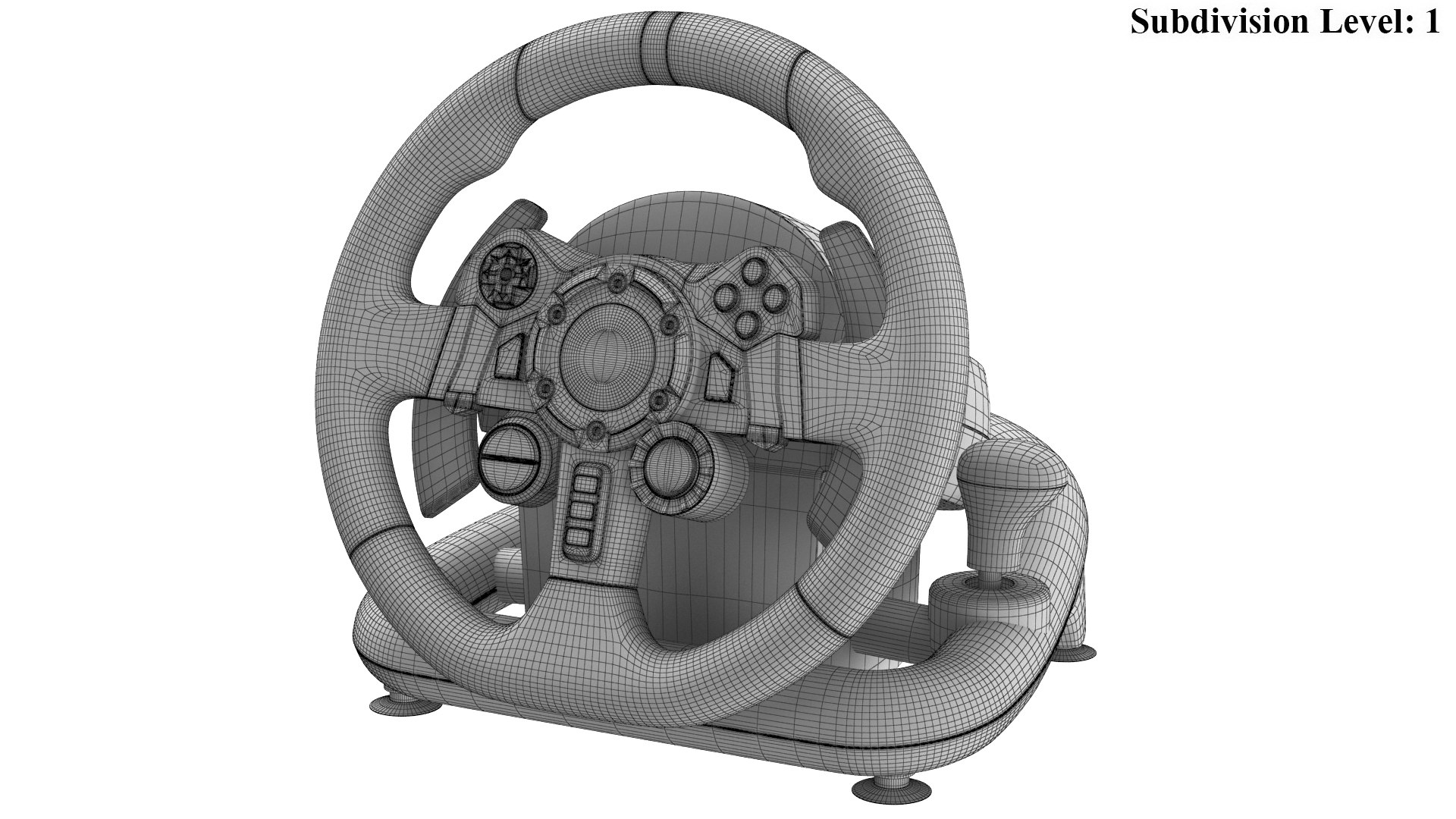 Gaming Steering Wheel 3D Model - TurboSquid 1982824