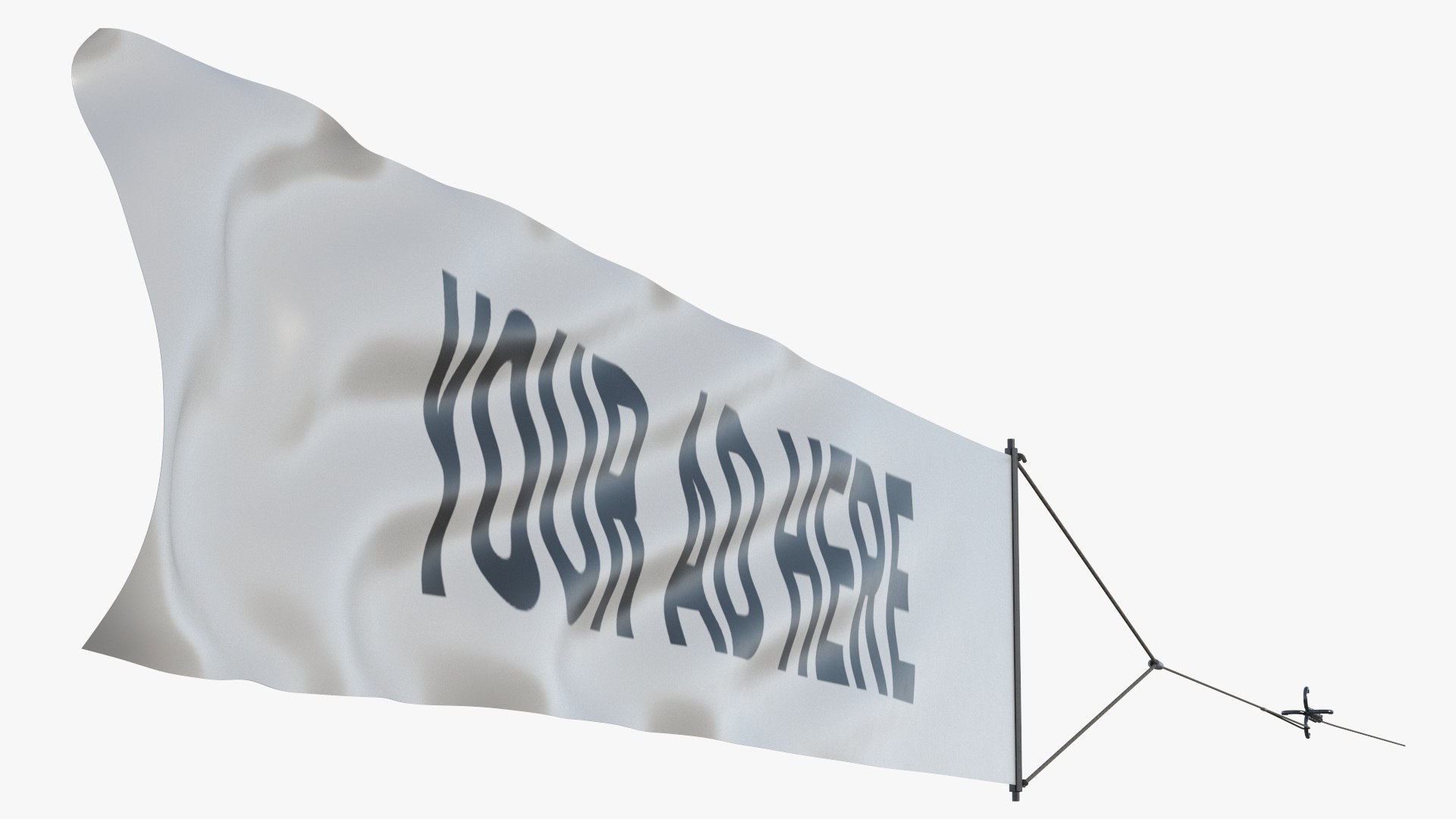 3D Small Advertising Air Banner - TurboSquid 2344087