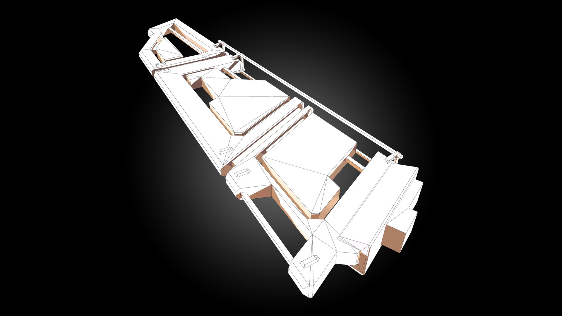 3D Wing Frame F - TurboSquid 1738590