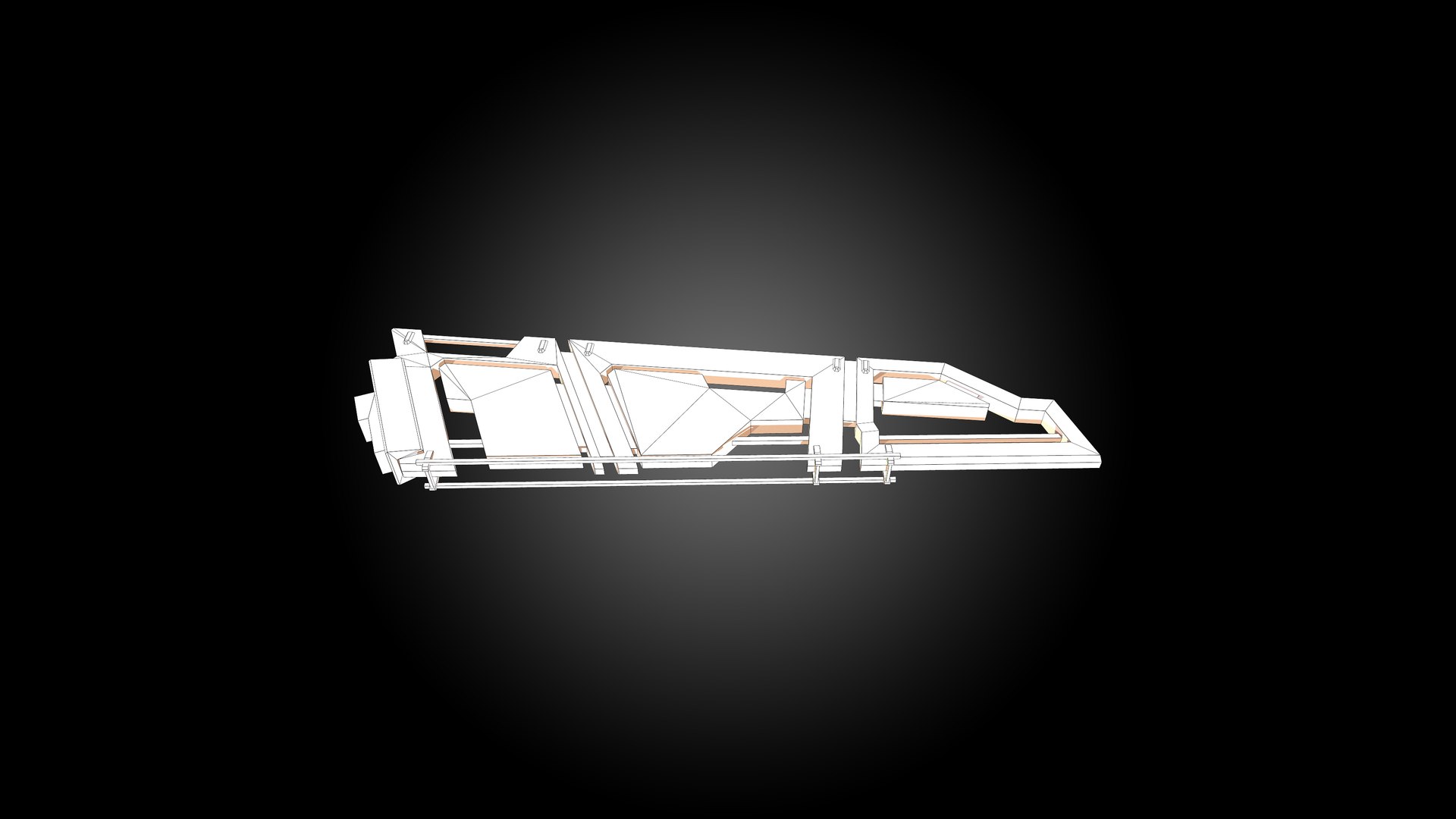 3D Wing Frame F - TurboSquid 1738590