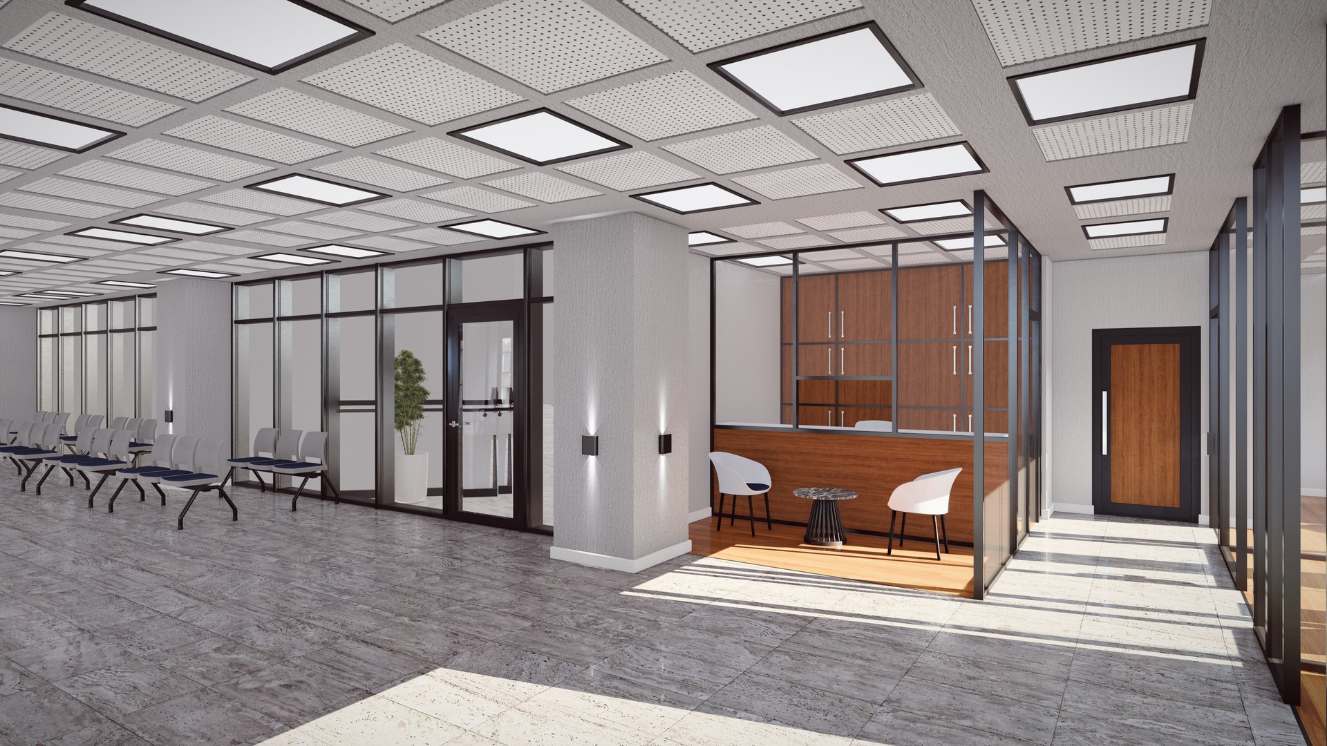 Bank - Office Design 3D Model - TurboSquid 2223653