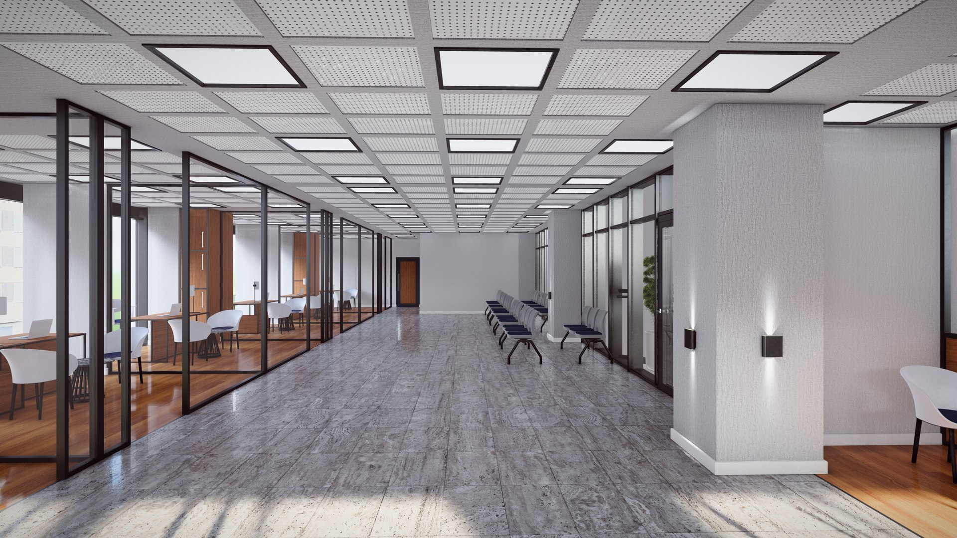 Bank - Office Design 3D Model - TurboSquid 2223653