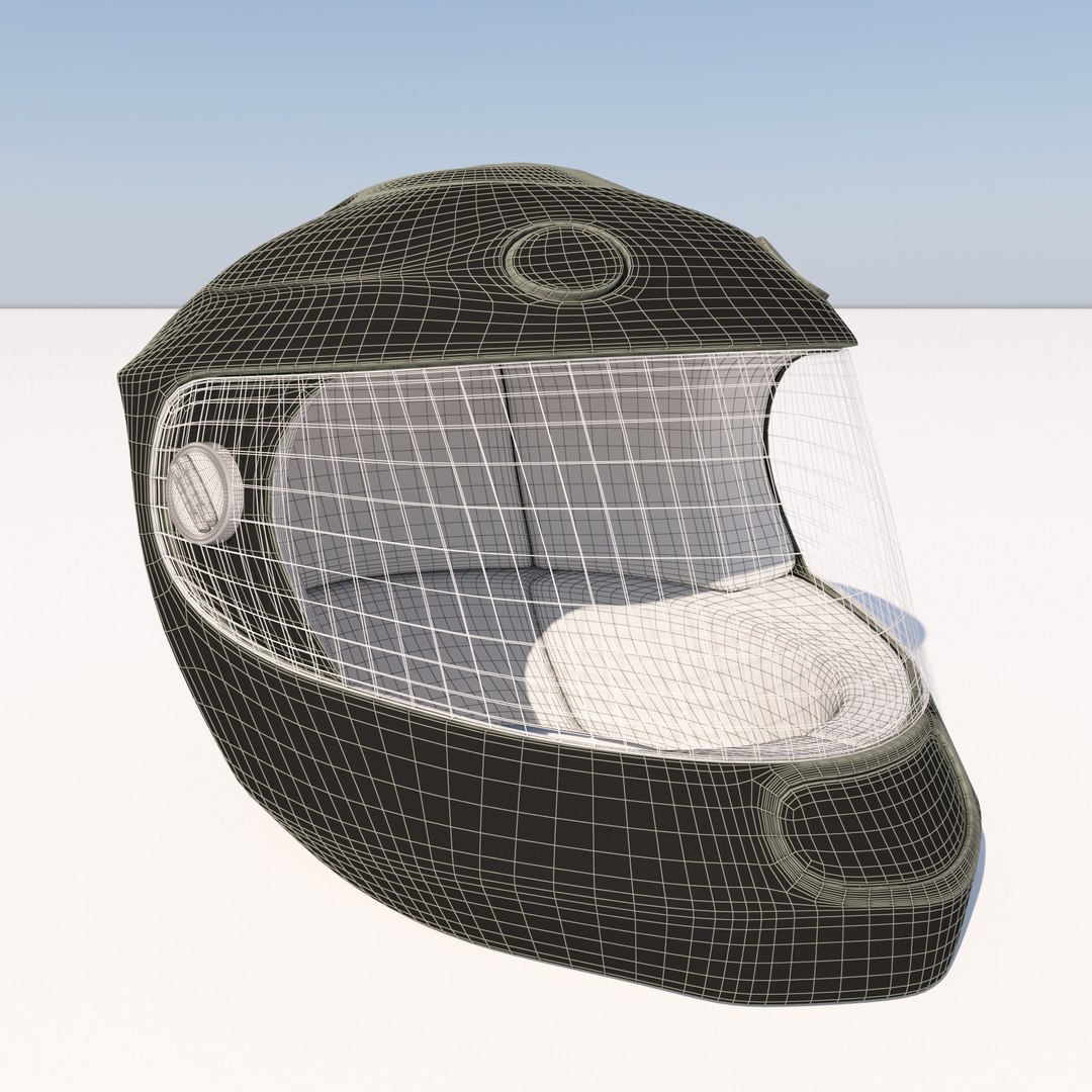 3D Model Racing Helmet - TurboSquid 2041477