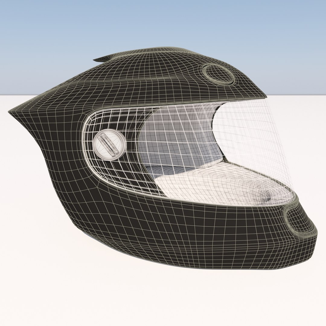 3D Model Racing Helmet - TurboSquid 2041477