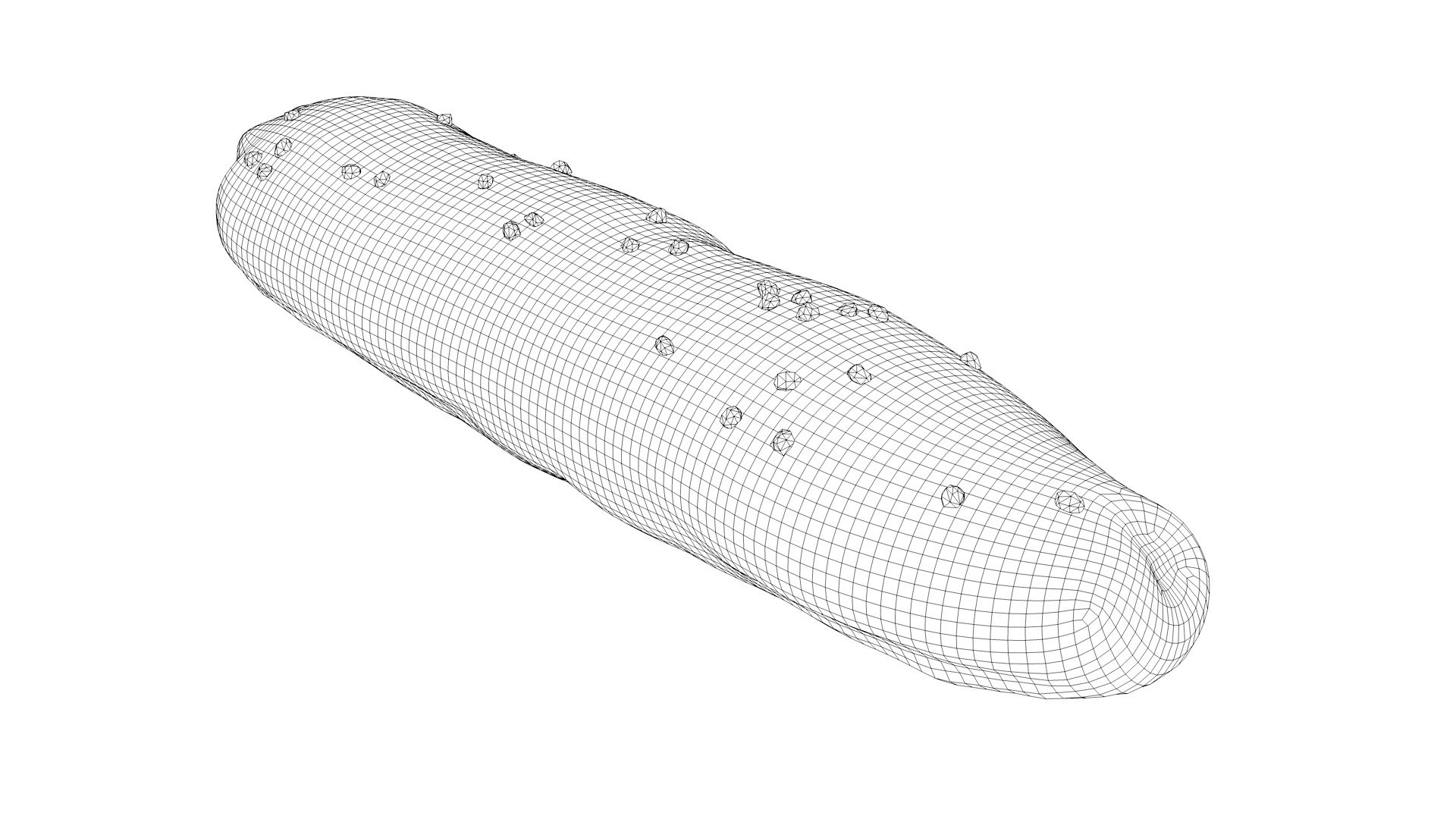 3D Pretzel Rod - TurboSquid 1983135