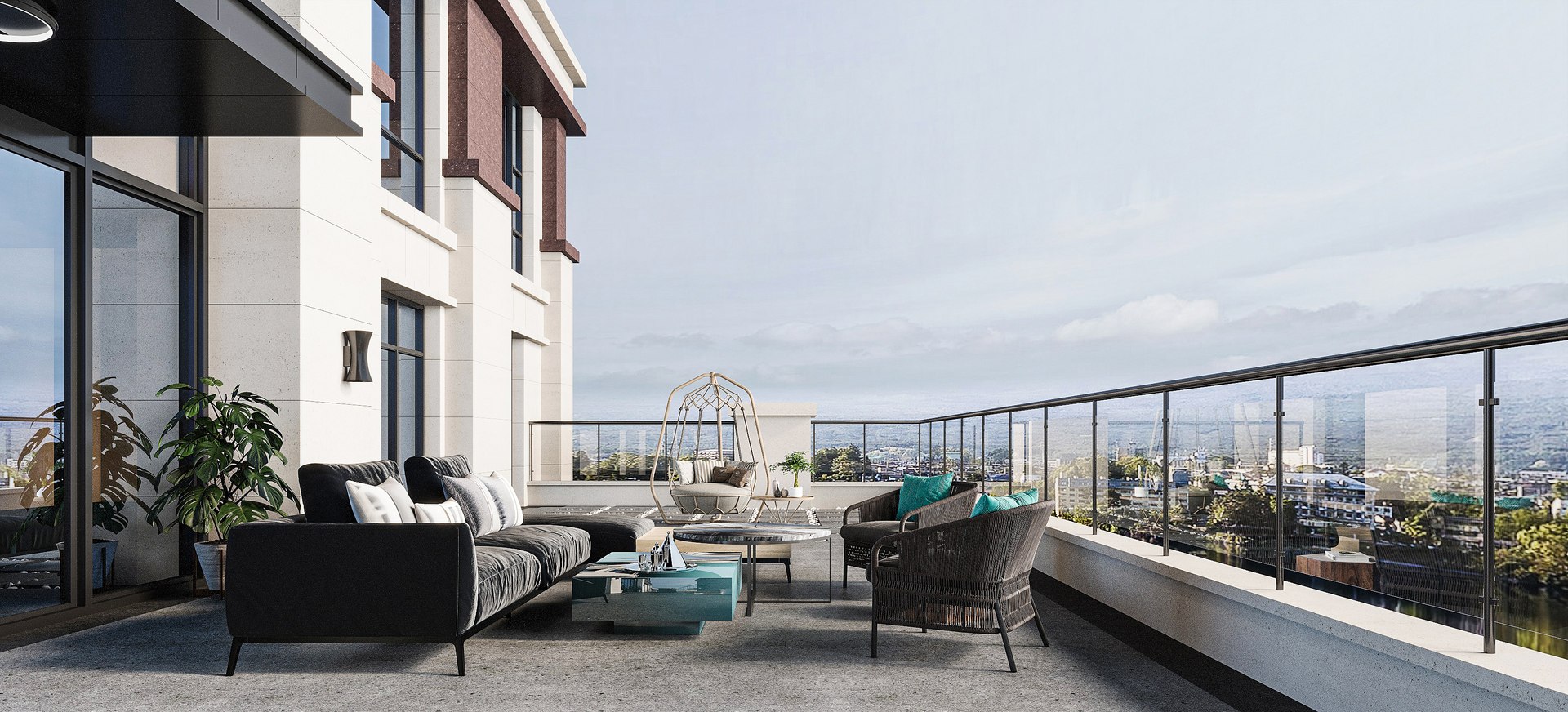 Modern Balcony 3D Model - TurboSquid 2370011