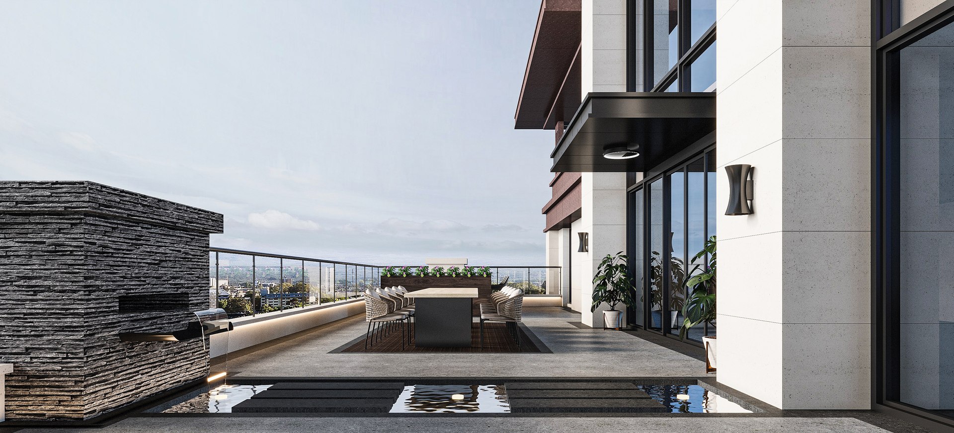Modern Balcony 3D Model - TurboSquid 2370011