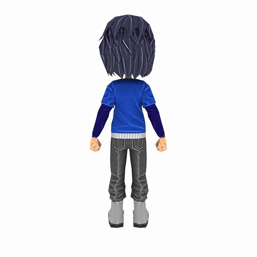 max rigged animation bip