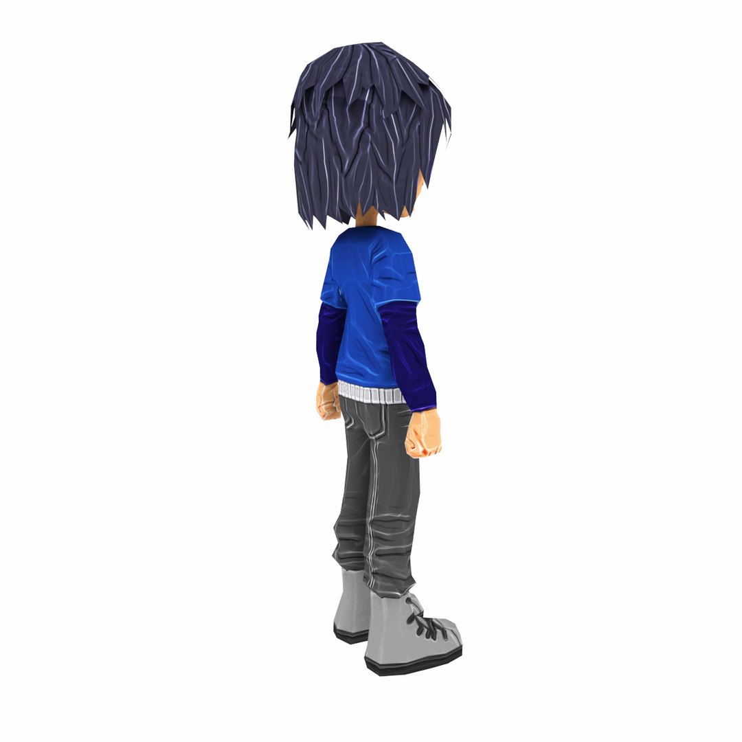 max rigged animation bip