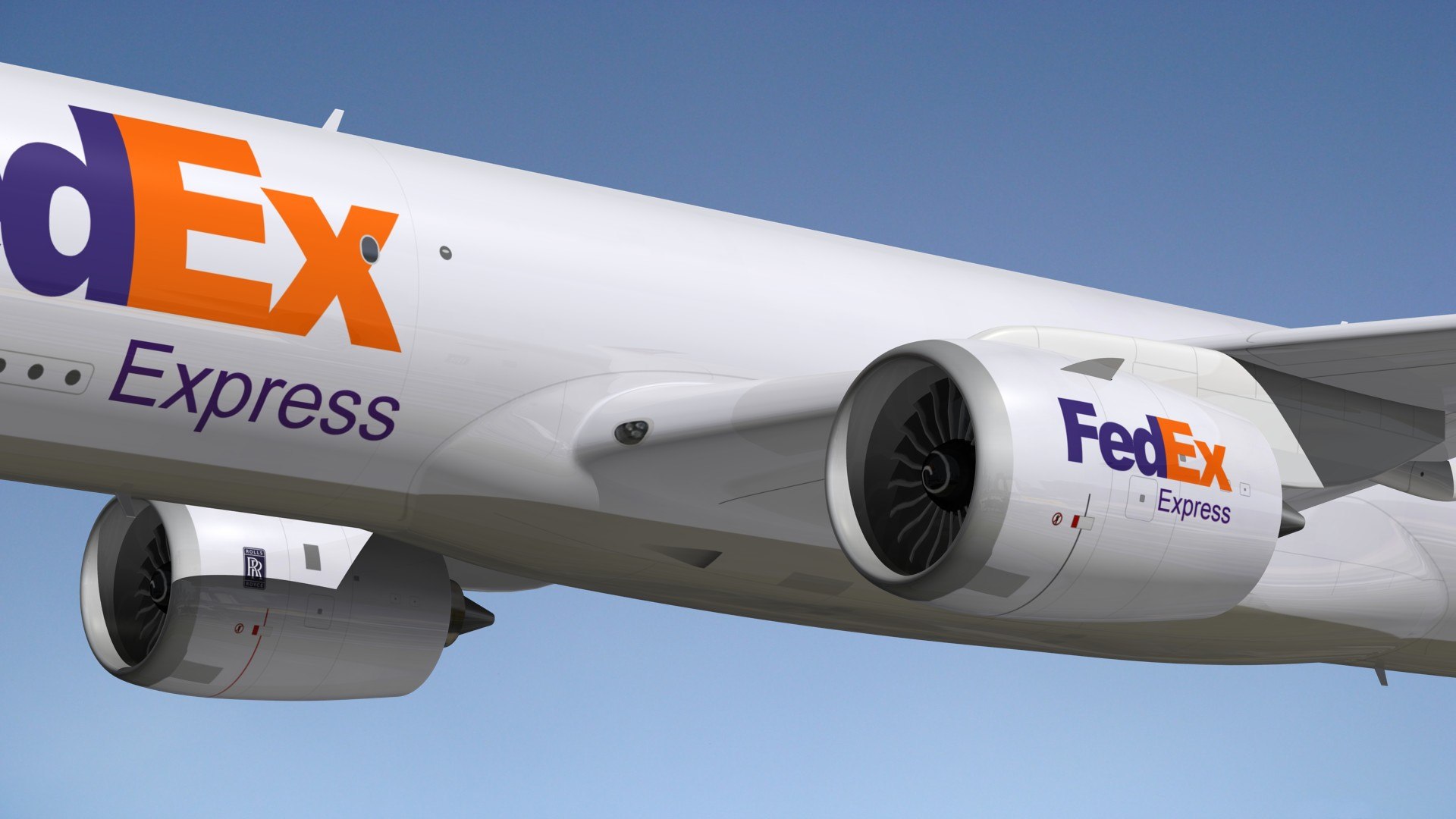 Airbus A350F FedEx 3D Model - TurboSquid 2094528