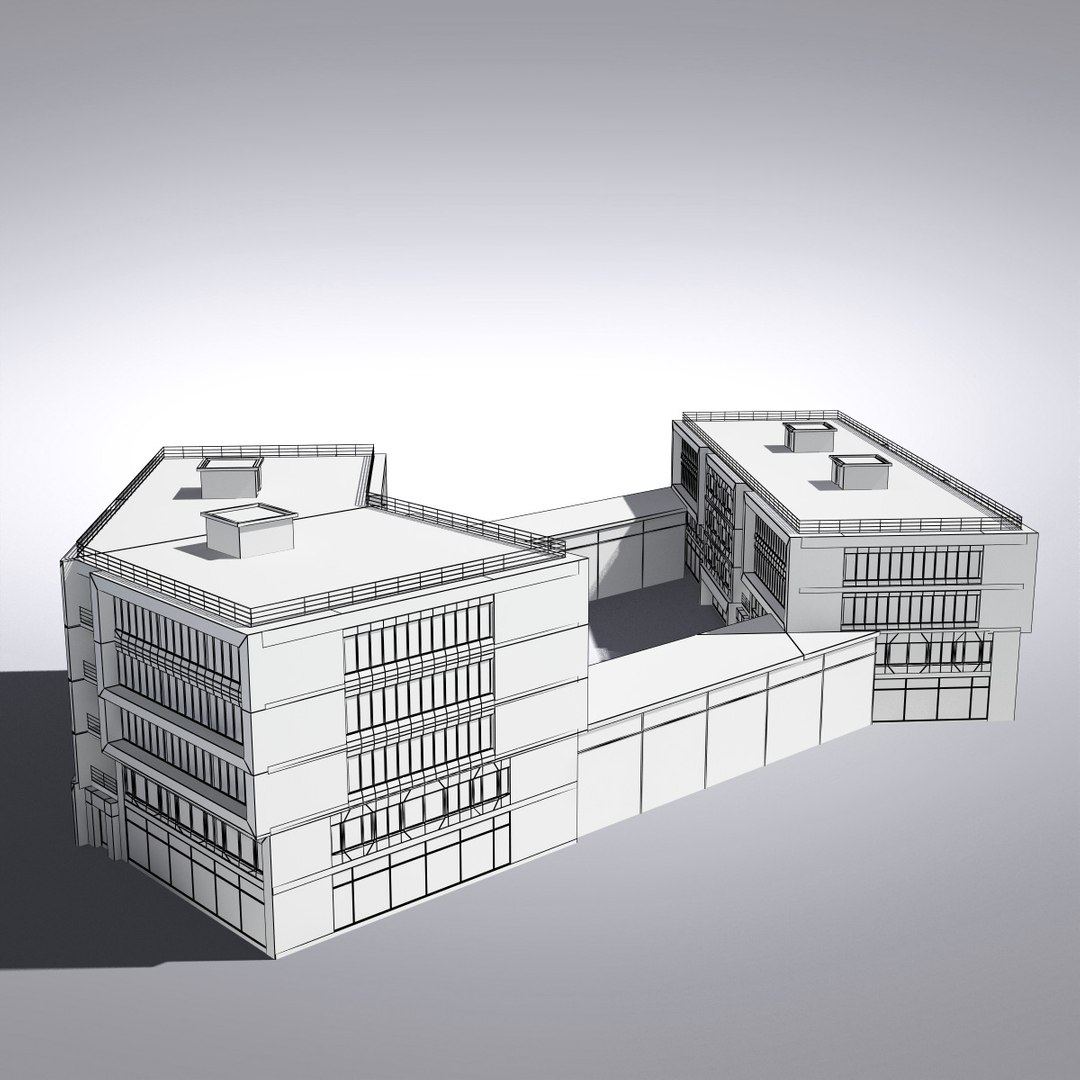 3d Modern Generic Building