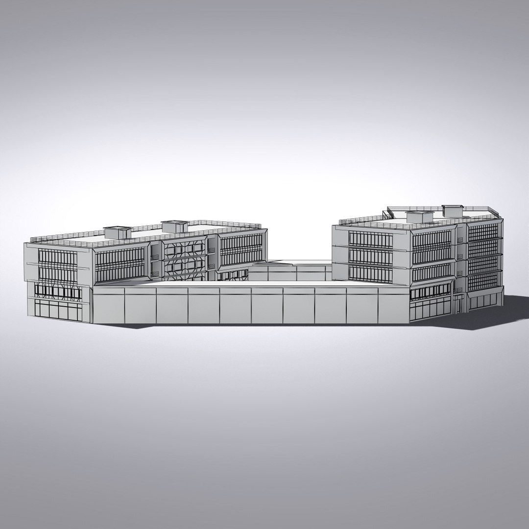 3d Modern Generic Building