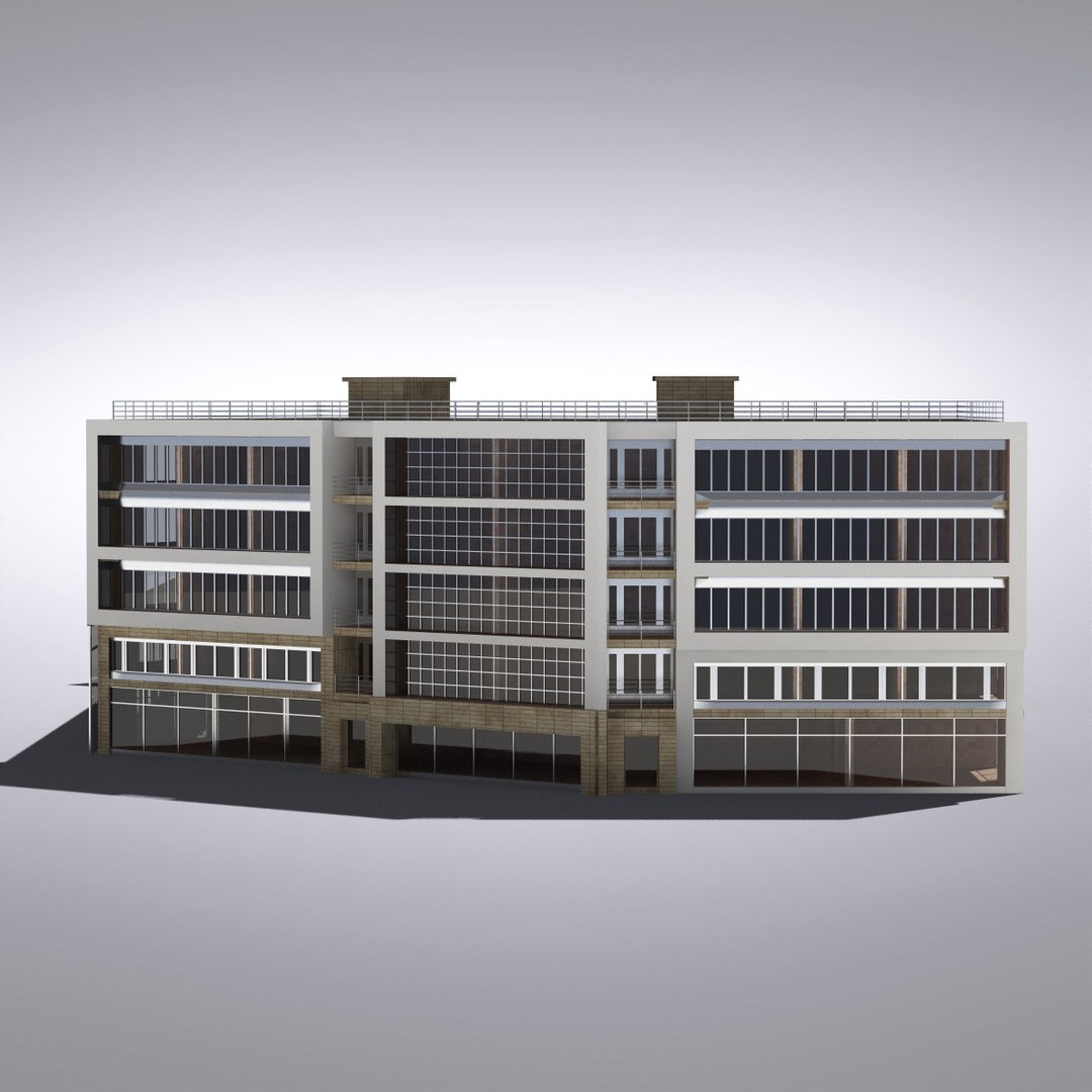 3d Modern Generic Building