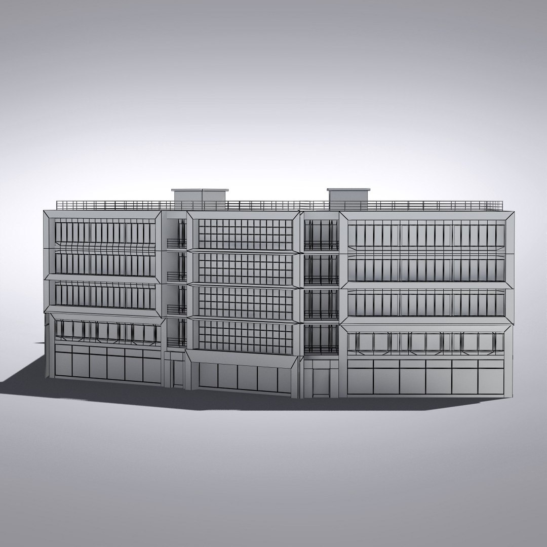 3d Modern Generic Building