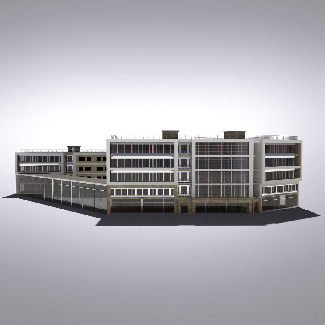 3d Modern Generic Building